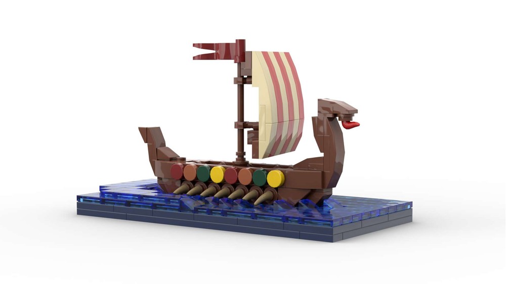 LEGO MOC-156968 Viking ship by barsim70 | Rebrickable - Build with LEGO