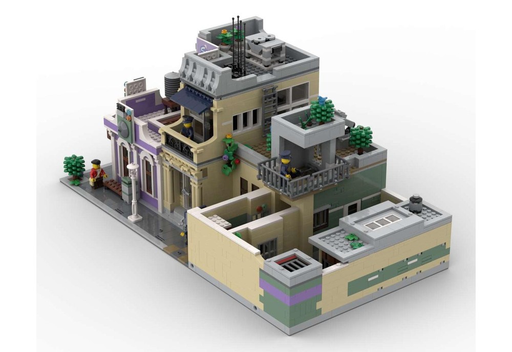 LEGO MOC The Prison - 2 sets of 10278 Alternate Build by porklegoguy ...