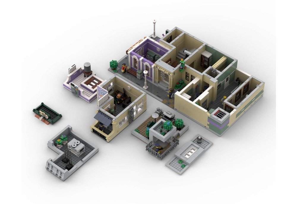 LEGO MOC The Prison - 2 sets of 10278 Alternate Build by porklegoguy ...