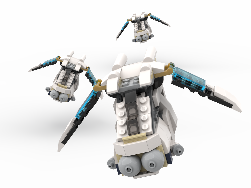 Lego Moc Republic Gunship Unofficial Fan Design And 31134 Alternate