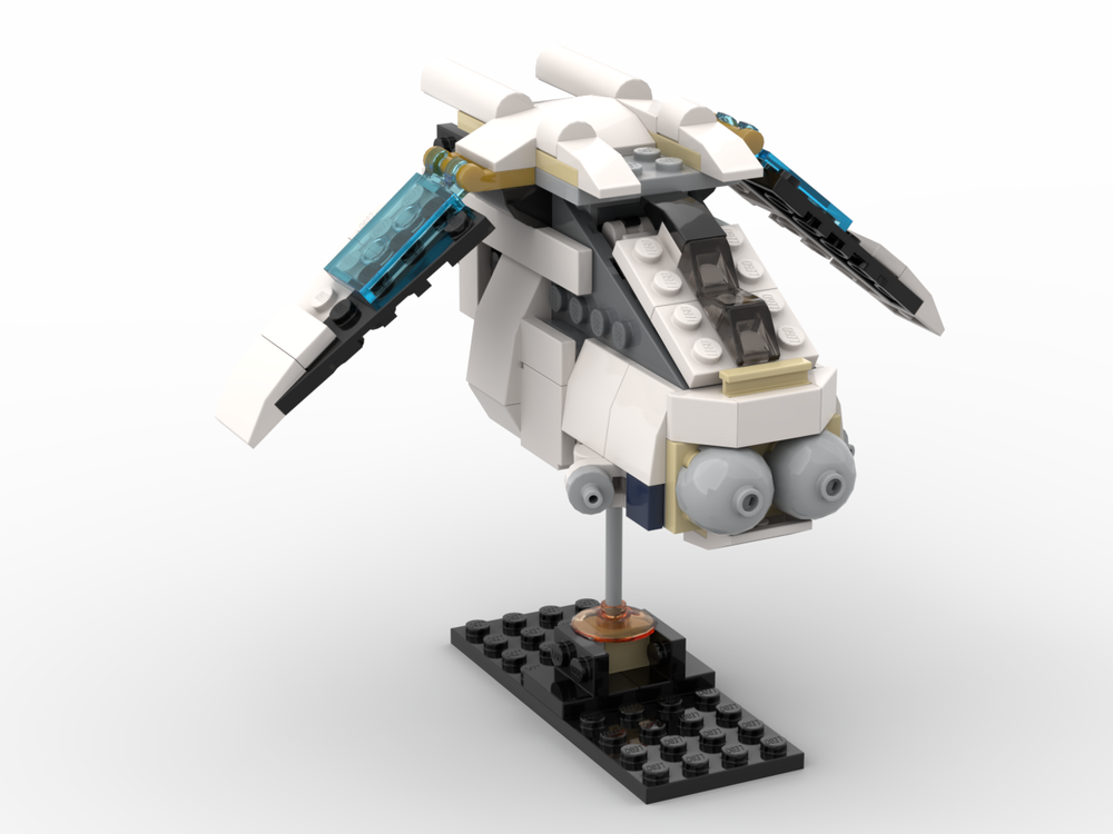 Lego Moc Republic Gunship Unofficial Fan Design And 31134 Alternate
