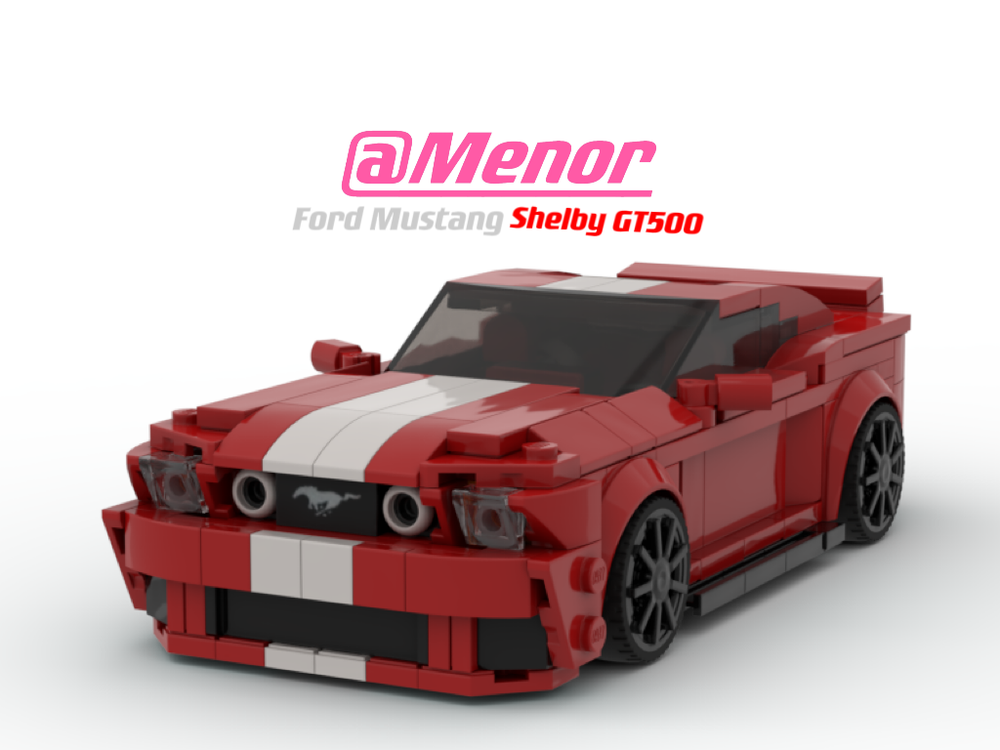 LEGO MOC Ford Mustang Shelby GT500(Generation 5) V2 Red by Menor ...
