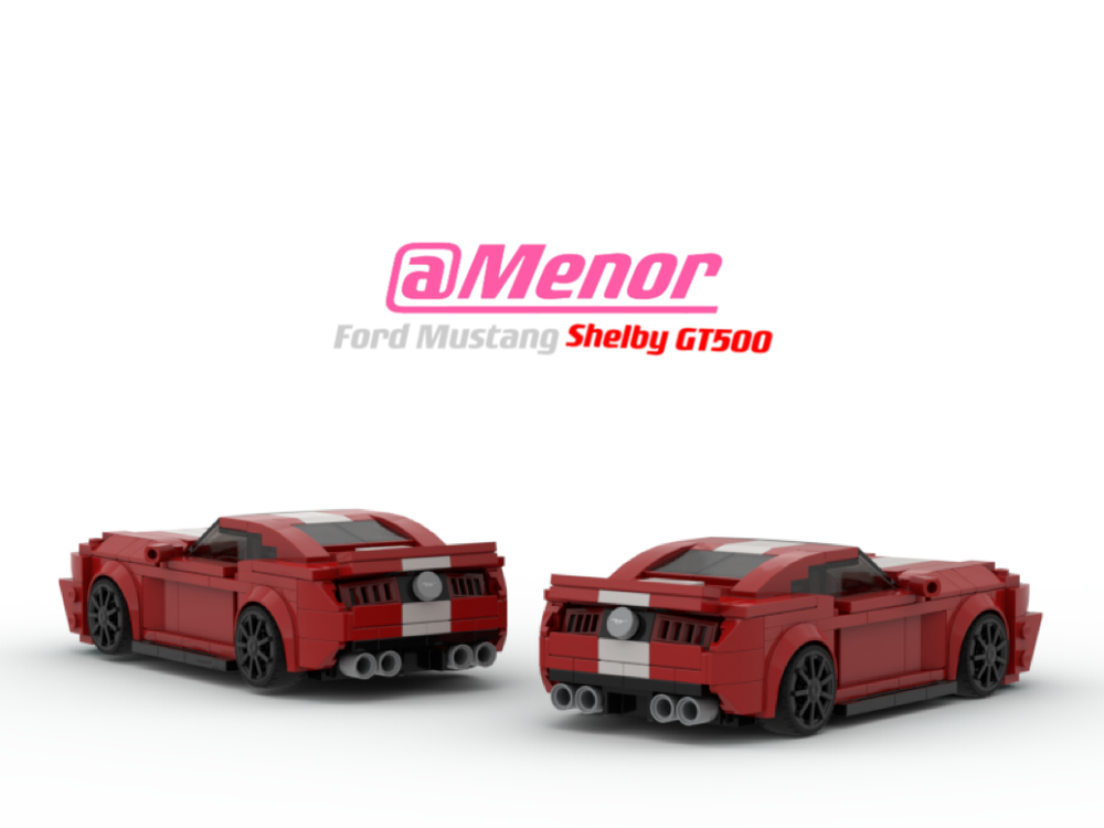 LEGO MOC Ford Mustang Shelby GT500(Generation 5) V2 Red by Menor ...