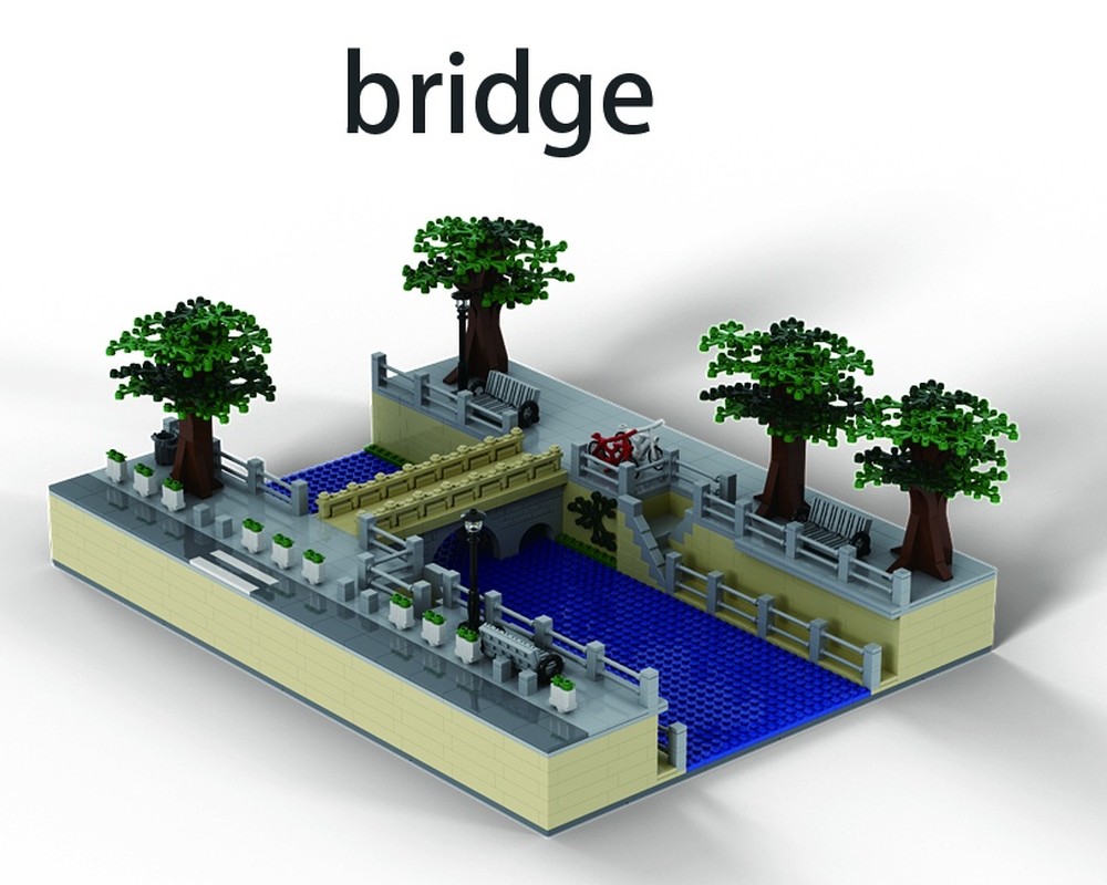 LEGO MOC bridge by xiaowang | Rebrickable - Build with LEGO