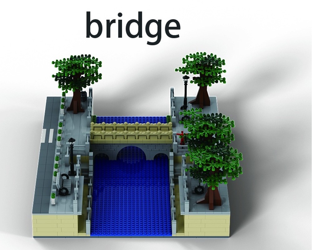 LEGO MOC bridge by xiaowang | Rebrickable - Build with LEGO
