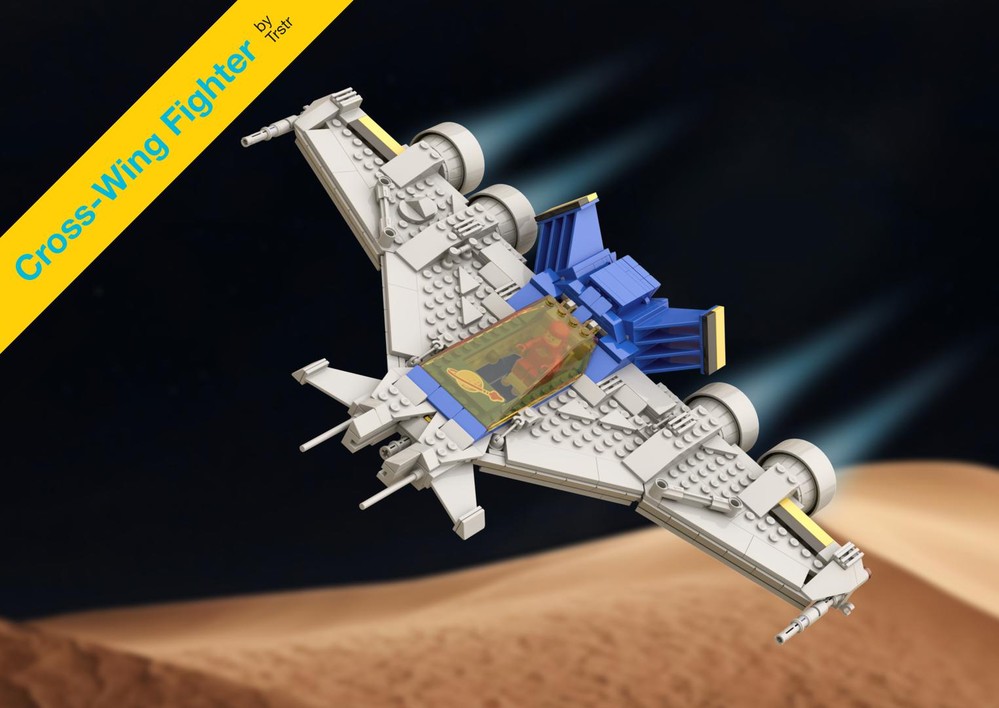 LEGO MOC-157050 Cross-Wing Fighter by Trstr | Rebrickable - Build with LEGO