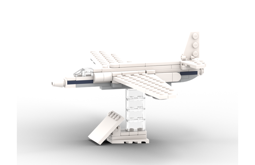 Lego Moc Damobs Nasa Lockheed U 2c Dragon Lady By Damob Rebrickable