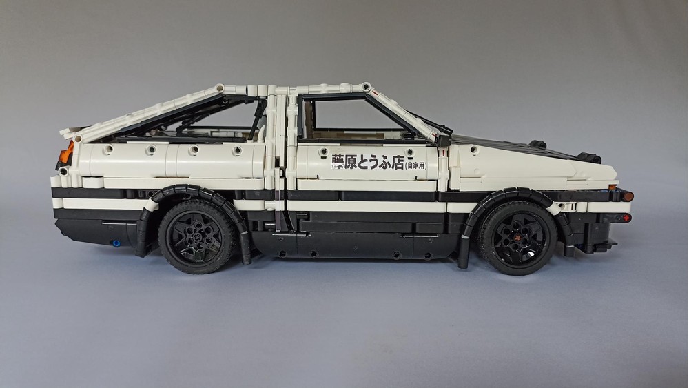 LEGO MOC 1:10 Toyota AE86 Trueno "Initial D" | RC with Buwizz and PF ...