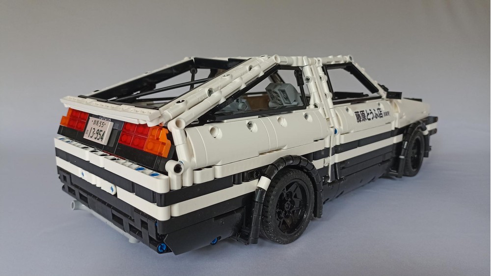 LEGO MOC 1:10 Toyota AE86 Trueno "Initial D" | RC with Buwizz and PF ...