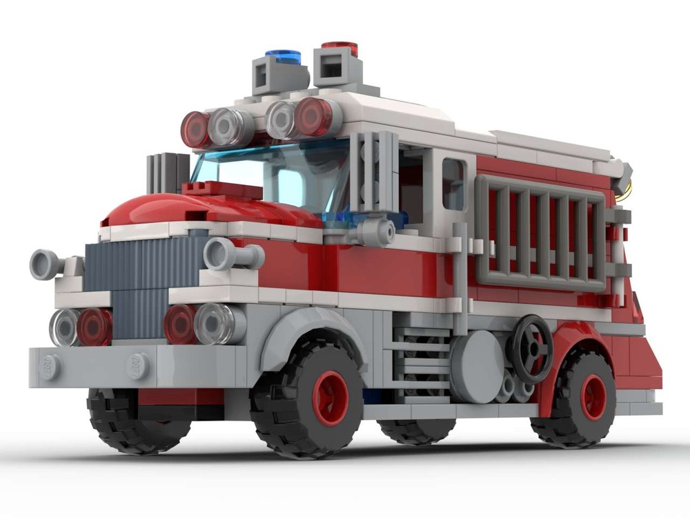LEGO MOC Forest Service Fire Truck by Miroslaw_Sprzeglo | Rebrickable ...