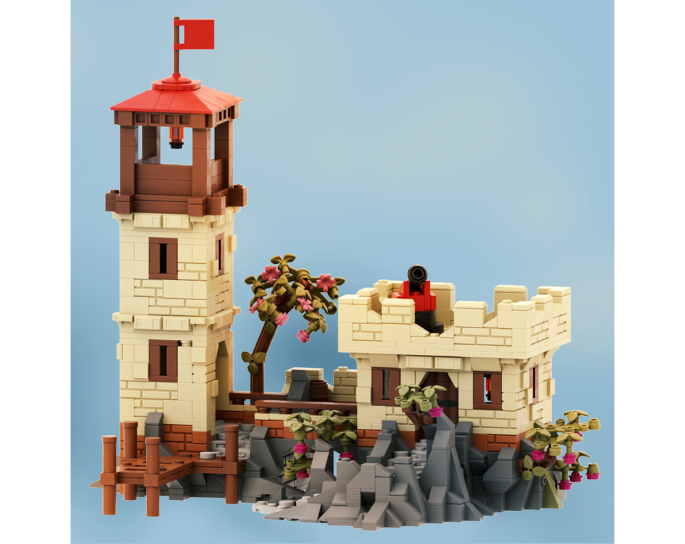 LEGO MOC Pirates inspired Imperial Coastal Fort by brick98989 ...