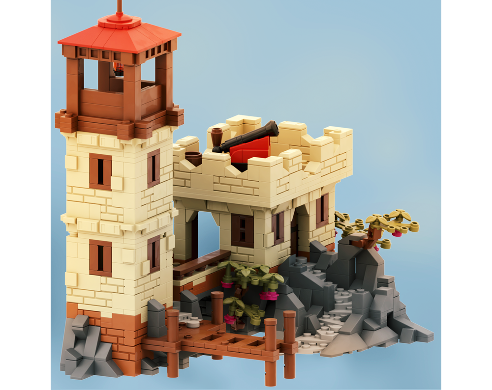 LEGO MOC-157062 Pirates inspired Imperial Coastal Fort by brick98989 ...
