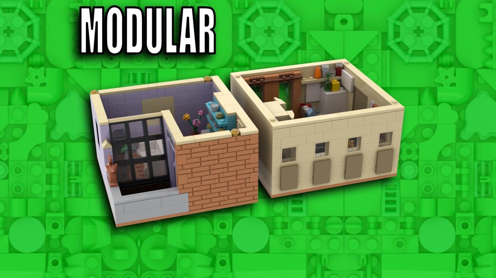 LEGO MOC Friends Apartments/Flats 16x16 Modular by Master Mouldie ...