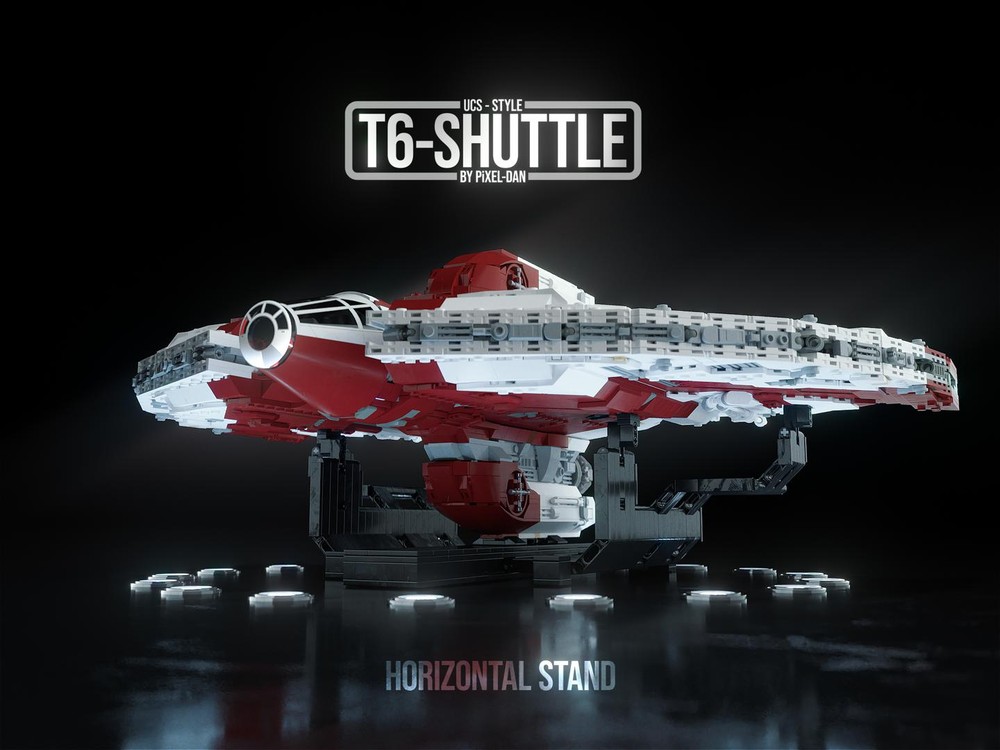 LEGO MOC PiXEL-DANs - T6 - Shuttle Horizontal Stand by PiXEL-DAN ...