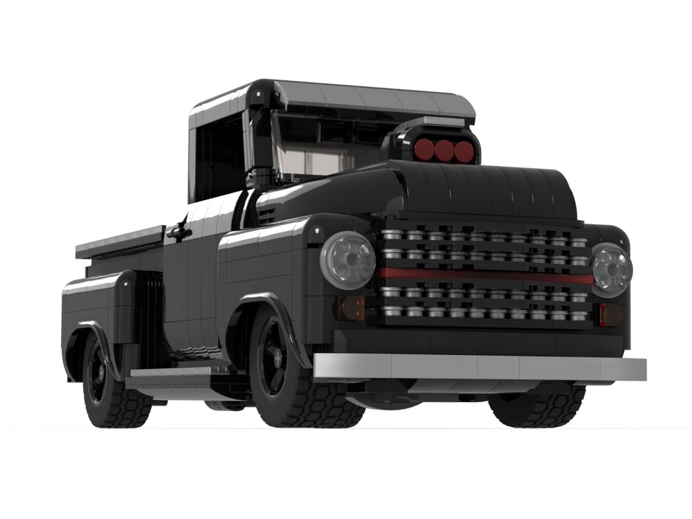 LEGO MOC US Pickup Truck Hot Rod - 10290 MOD by Linse | Rebrickable ...