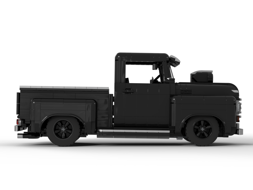 Lego Moc Us Pickup Truck Hot Rod 10290 Mod By Linse Rebrickable