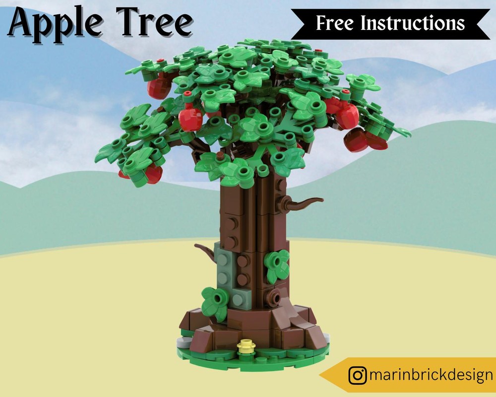 LEGO MOC Apple Tree - Lego Moc by marinbrickdesign | Rebrickable ...