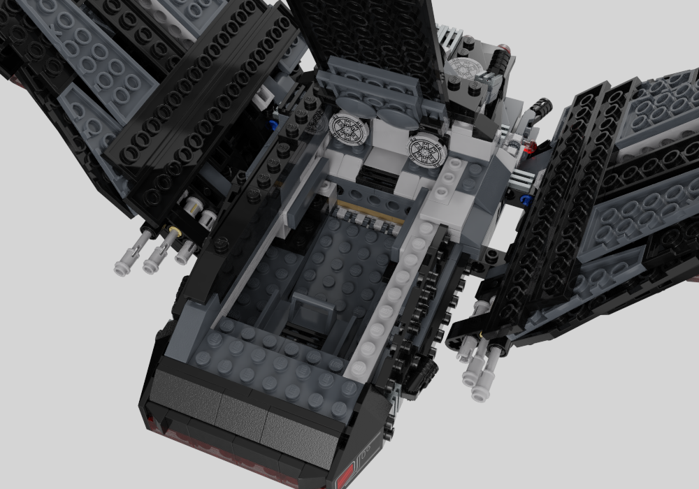 LEGO MOC 75179 Alternative : Kylo Ren Command Shuttle V1 by Razgamaziel ...