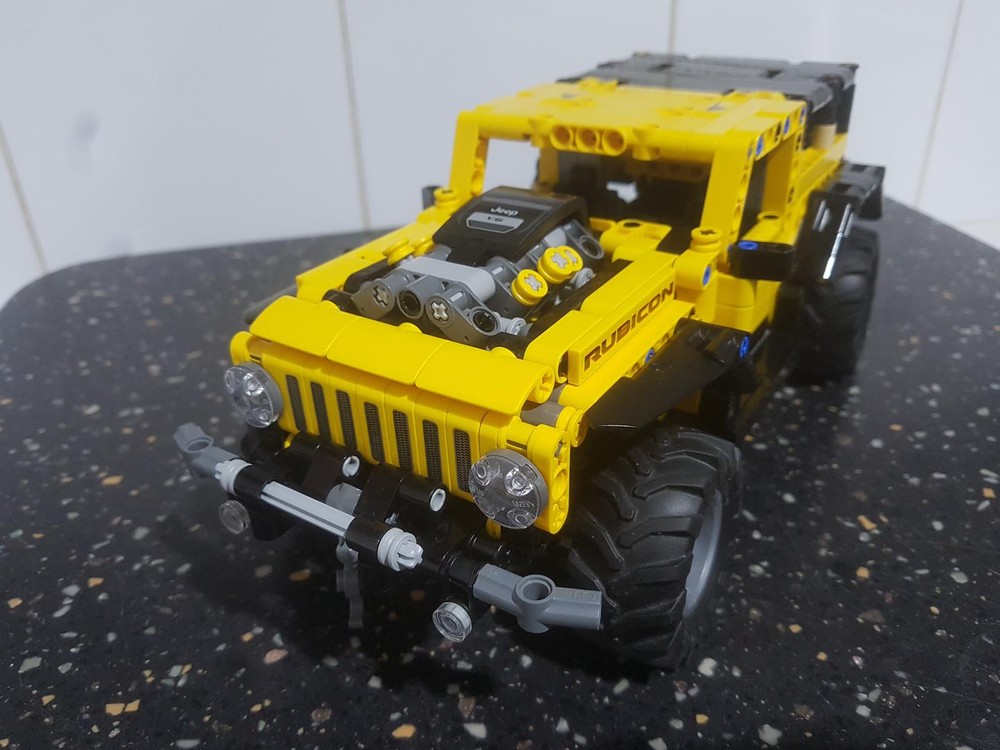 Lego Moc Jeep Wrangler Rubicon Upgrade By Musha Rebrickable Build
