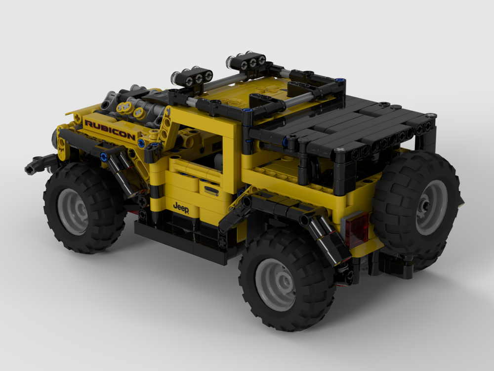 Lego Moc Jeep Wrangler Rubicon Upgrade By Musha Rebrickable Build