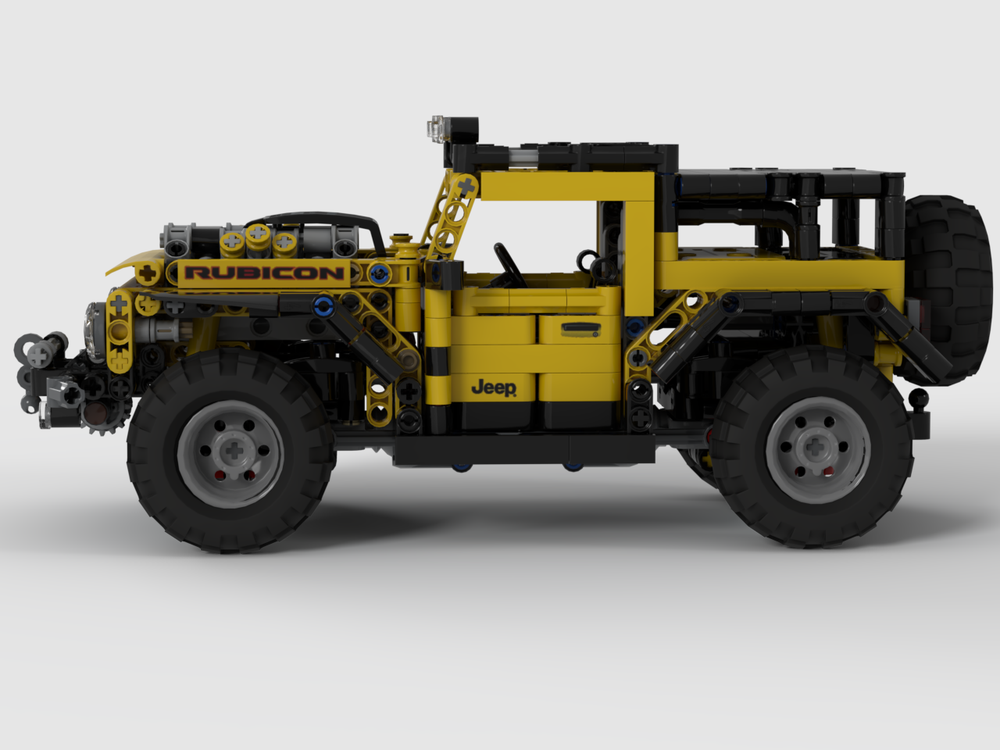 Lego Moc Jeep Wrangler Rubicon Upgrade By Musha Rebrickable Build