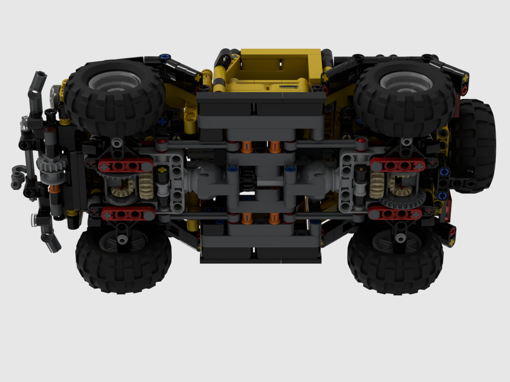 Lego Moc Jeep Wrangler Rubicon Upgrade By Musha Rebrickable Build
