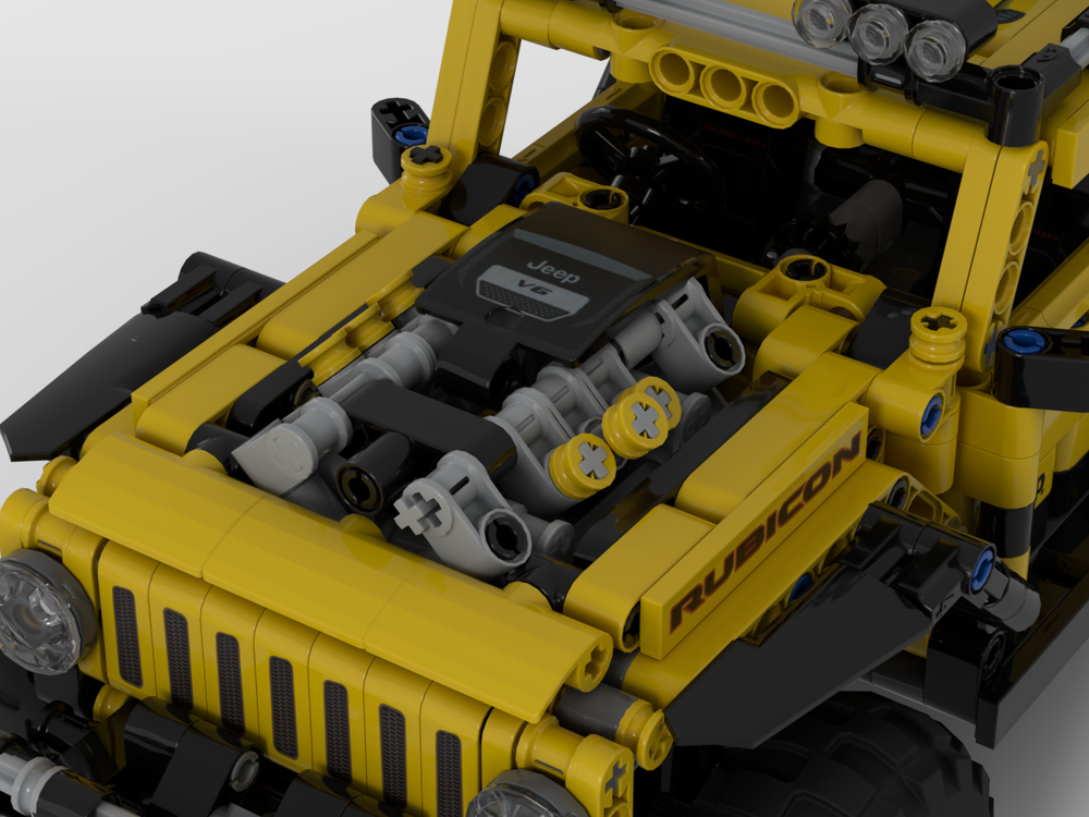 Lego Moc Jeep Wrangler Rubicon Upgrade By Musha Rebrickable Build