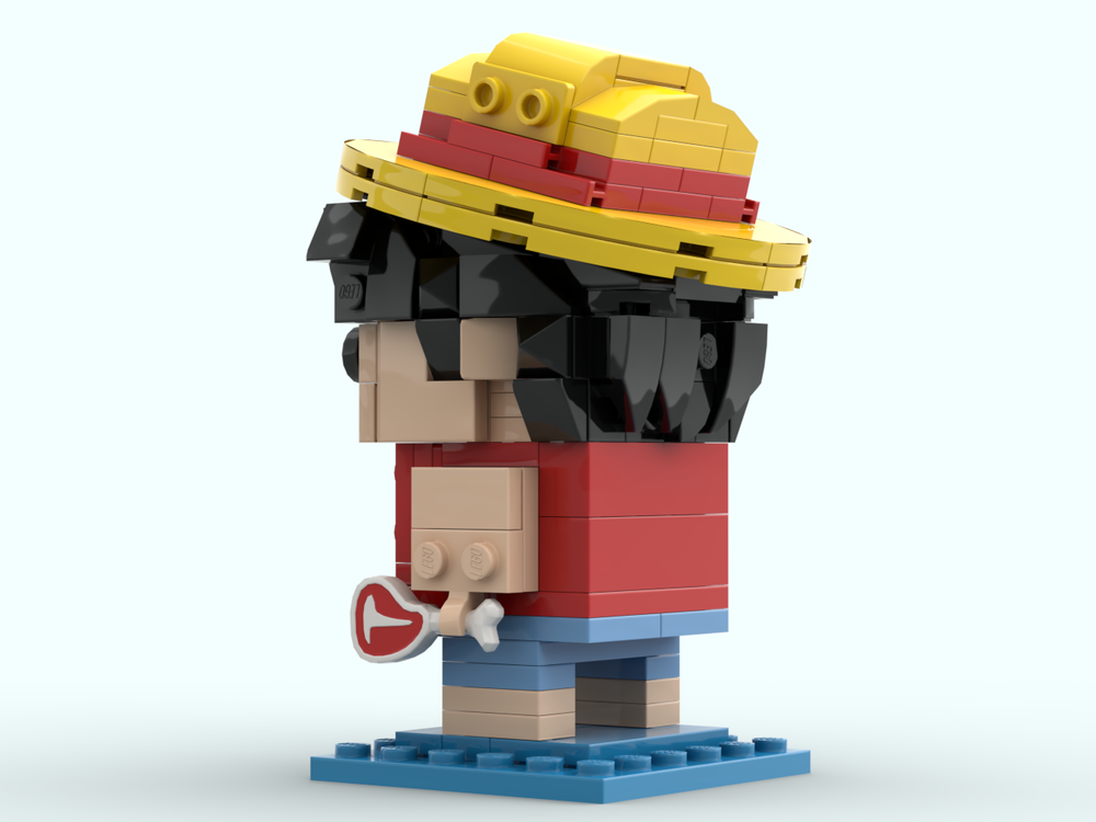LEGO MOC Monkey D Luffy - One Piece BrickHeadz by AnimeBricks4 ...