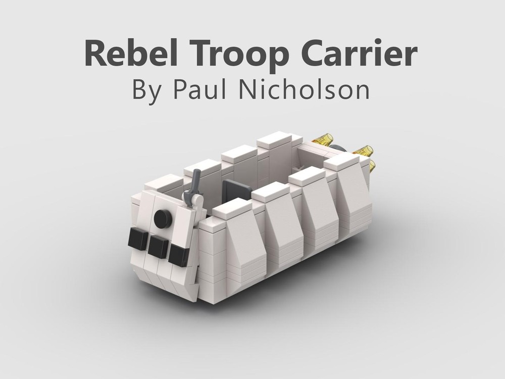 LEGO MOC Rebel Troop Carrier by Paulmanaitor | Rebrickable - Build with ...