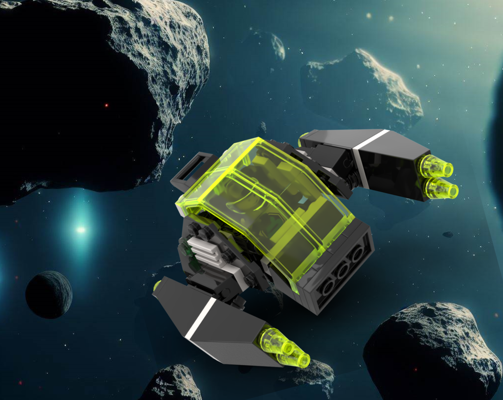 LEGO MOC Blacktron II Scout Ship by BluesBrickStudio | Rebrickable ...