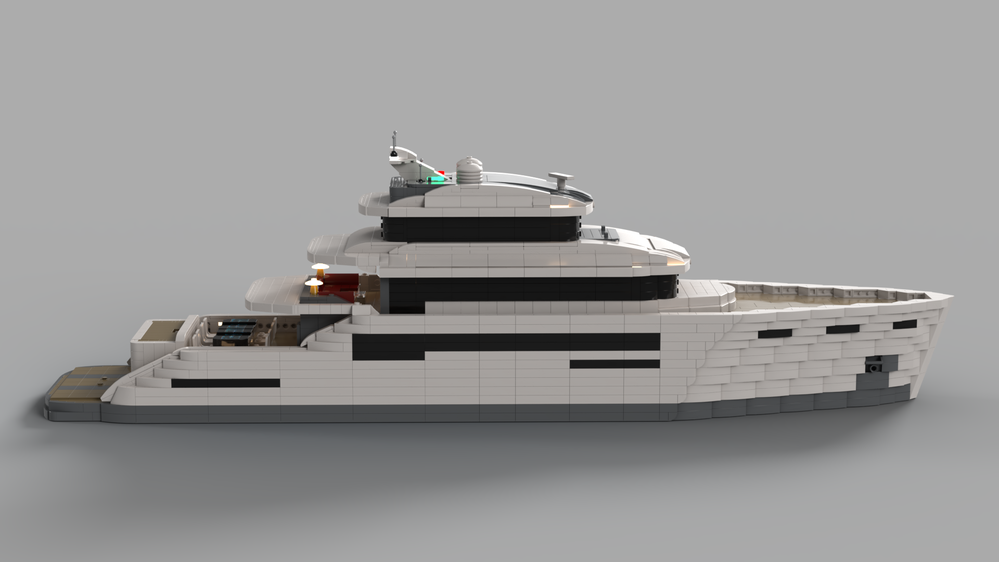 LEGO MOC Superyacht "LILLY" by AllirvinExperts | Rebrickable - Build ...
