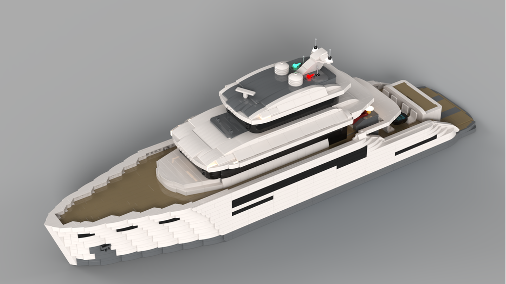 LEGO MOC Superyacht "LILLY" by AllirvinExperts | Rebrickable - Build ...
