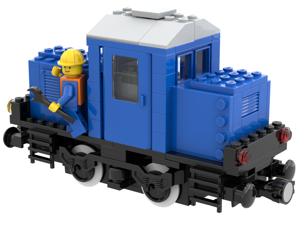 LEGO MOC RC Electric Diesel Locomotive 7760 | Shunter Train ...