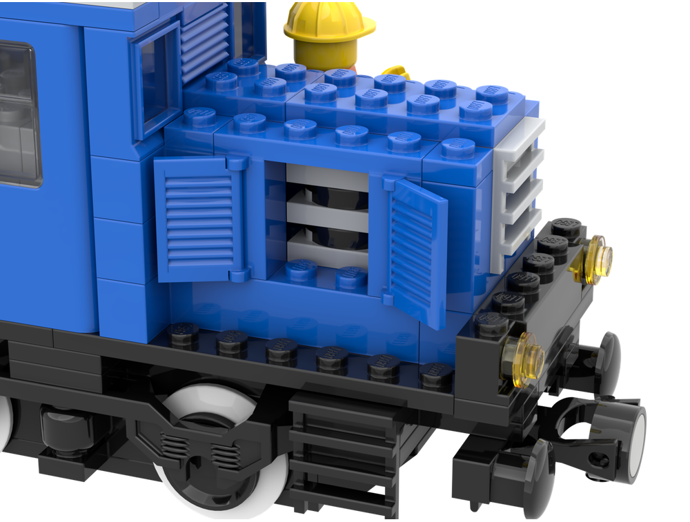 LEGO MOC RC Electric Diesel Locomotive 7760 | Shunter Train ...