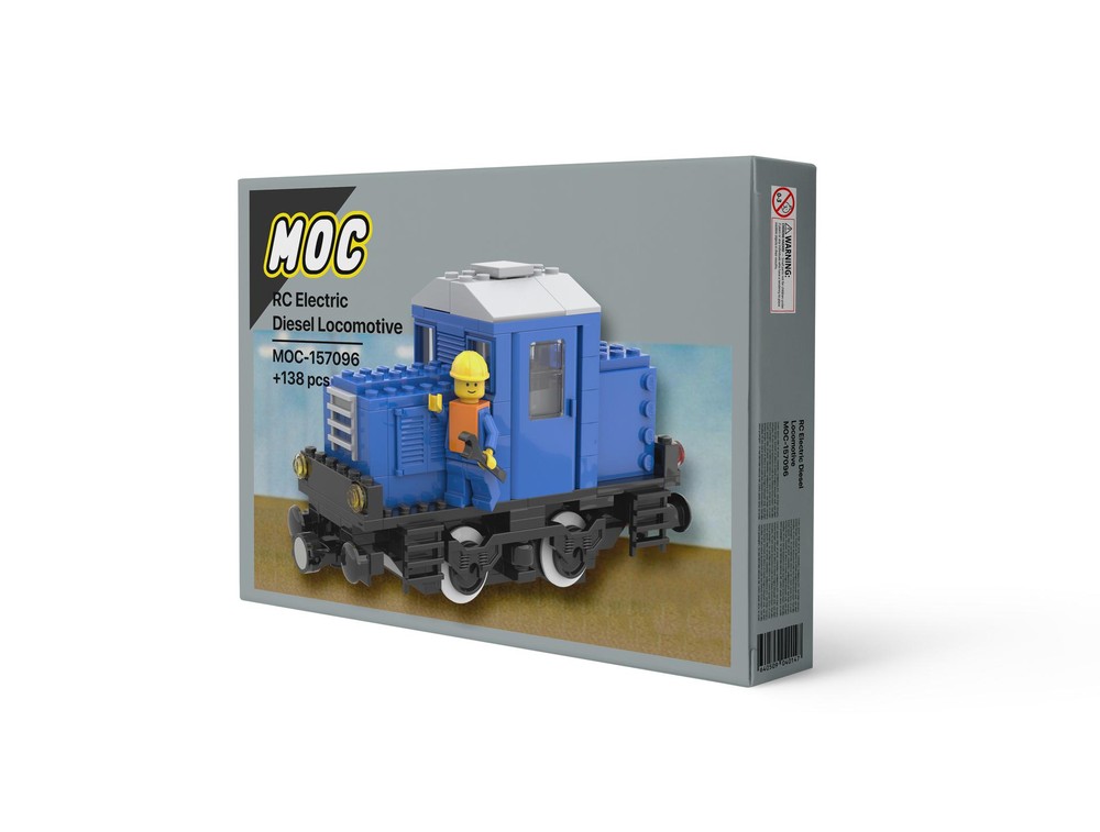 LEGO MOC RC Electric Diesel Locomotive 7760 | Shunter Train ...