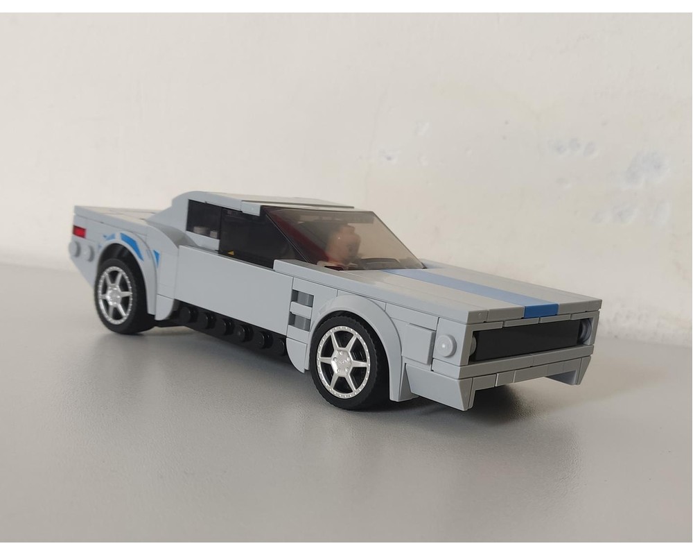 Lego Moc 76917 Muscle Car By Kirvet Rebrickable Build With Lego