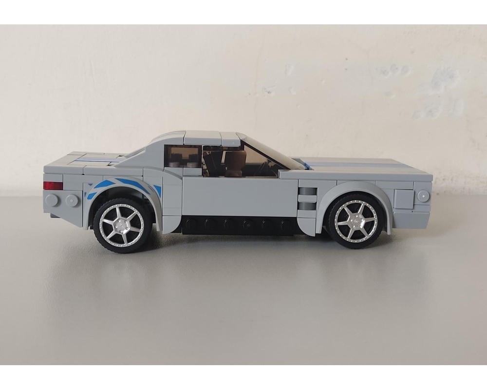 Lego Moc 76917 Muscle Car By Kirvet Rebrickable Build With Lego