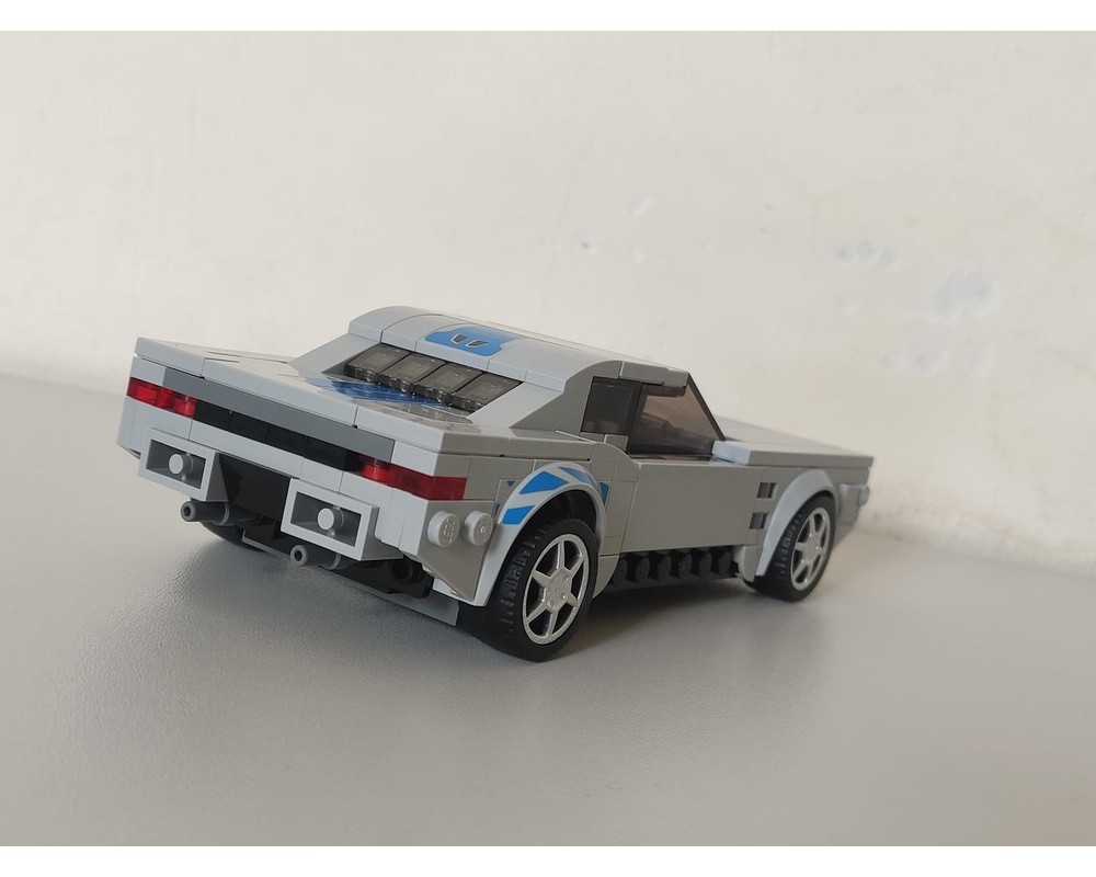 Lego Moc 76917 Muscle Car By Kirvet Rebrickable Build With Lego
