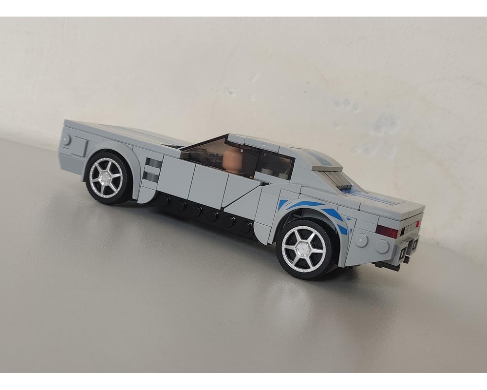 Lego Moc 76917 Muscle Car By Kirvet Rebrickable Build With Lego