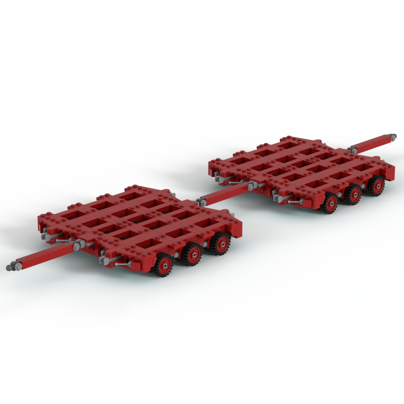 LEGO MOC 48-Wheel Nicholas Bogie Trailer System - RBHC by HardytheDoggo ...
