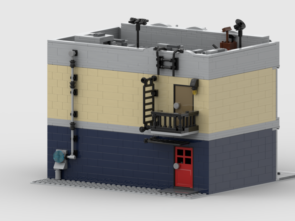 Lego Moc Office Building By T Nova Rebrickable Build With Lego