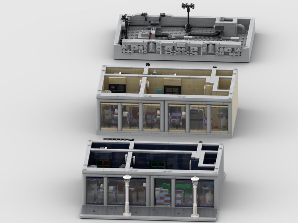 Lego Moc Office Building By T Nova Rebrickable Build With Lego