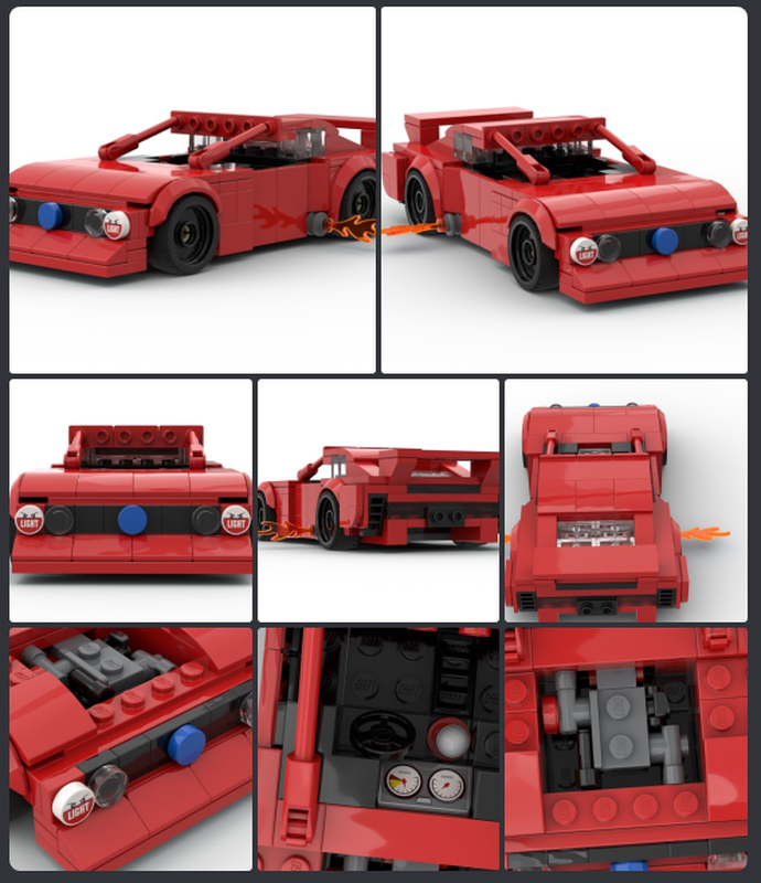 LEGO MOC-157128 Zakspeed Capri Group 5 (IMPORTANT NOTE IN DESCRIPTION ...