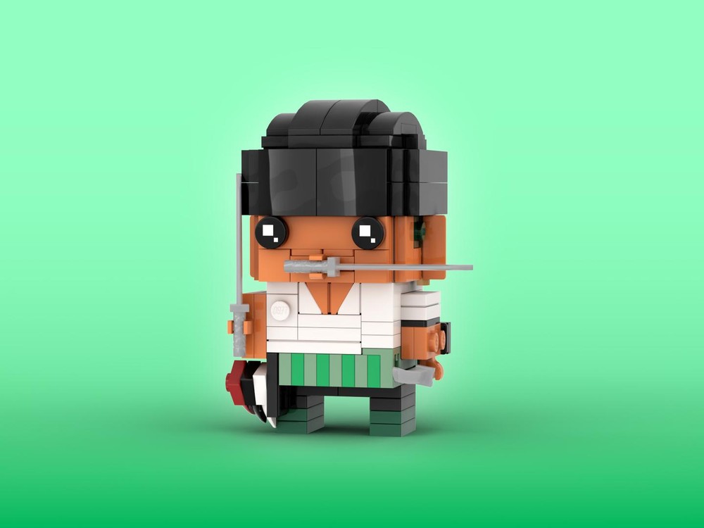 LEGO MOC Roronoa Zoro Brickheadz LEGO MOC - Netflix One Piece by ...