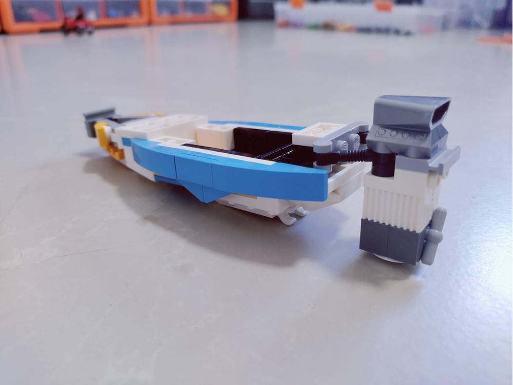 Lego Moc 31072 Motorboat By Legoori Rebrickable Build With Lego