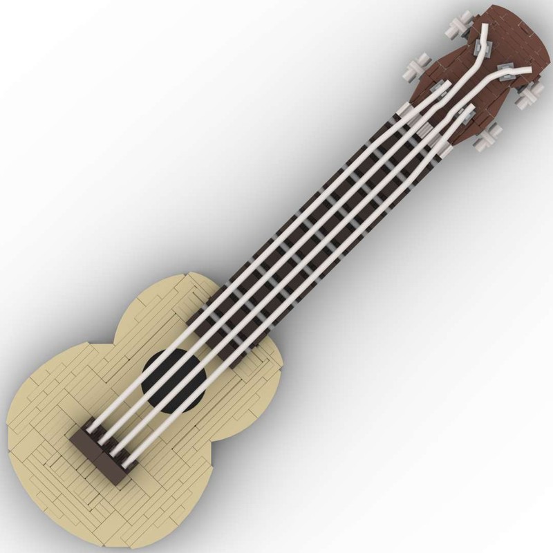LEGO MOC Ukulele by Noggatogga | Rebrickable - Build with LEGO