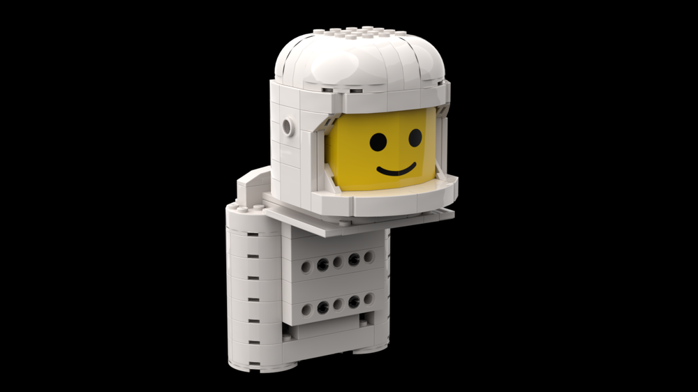 LEGO MOC Classic Space: LEGO Upscale Spaceman Astronaut Minifigure ...