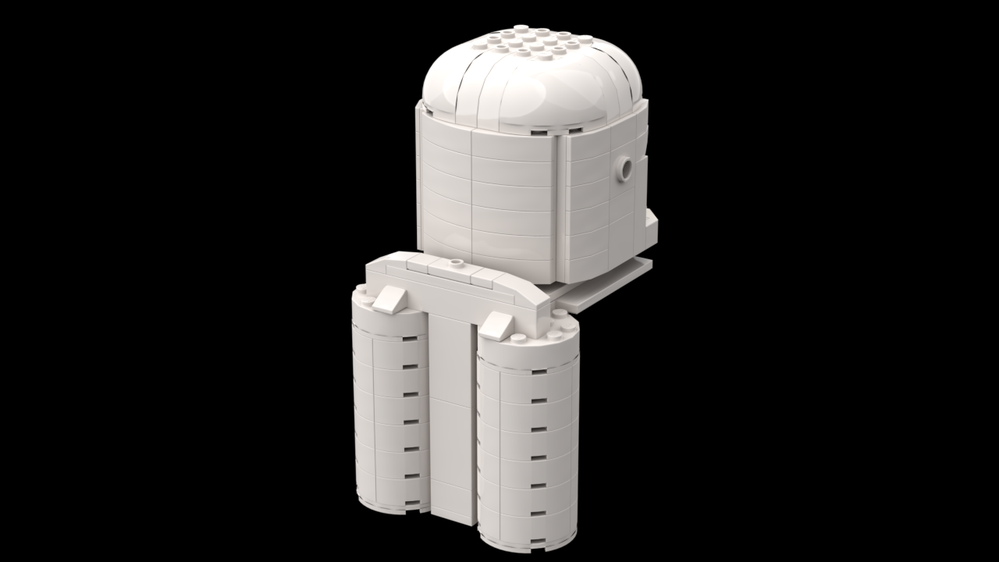 Lego Moc Classic Space Lego Upscale Spaceman Astronaut Minifigure