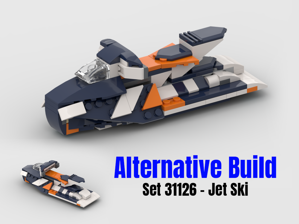 LEGO MOC Jet Ski 31126 Alternative Build by gabizon | Rebrickable ...