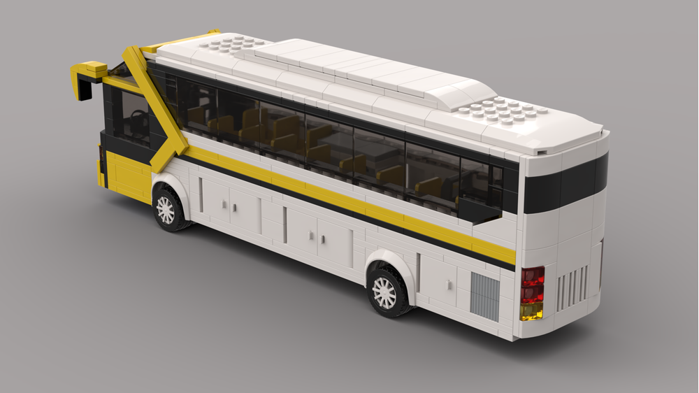 LEGO MOC Coach Bus - 03 - Higer KLQ6122 by Yanix | Rebrickable - Build ...